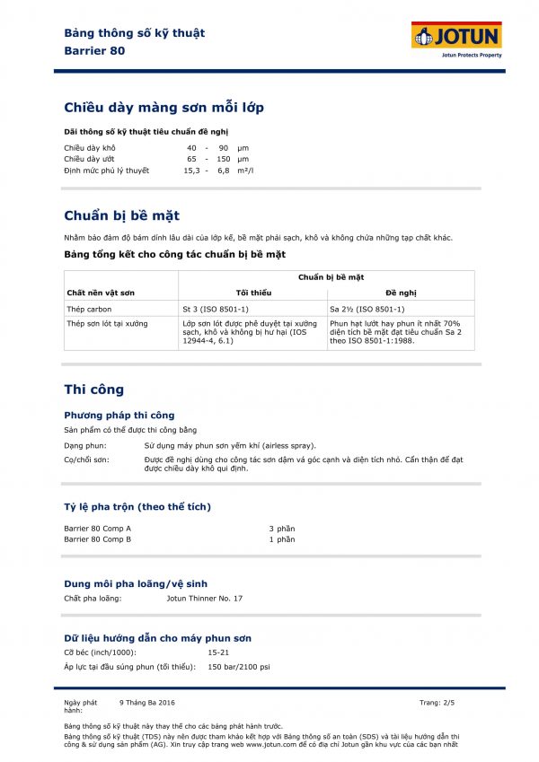 Sơn Lót Giàu Kẽm Gốc Epoxy Barrier 80 - 9L - Đạt Lâm
