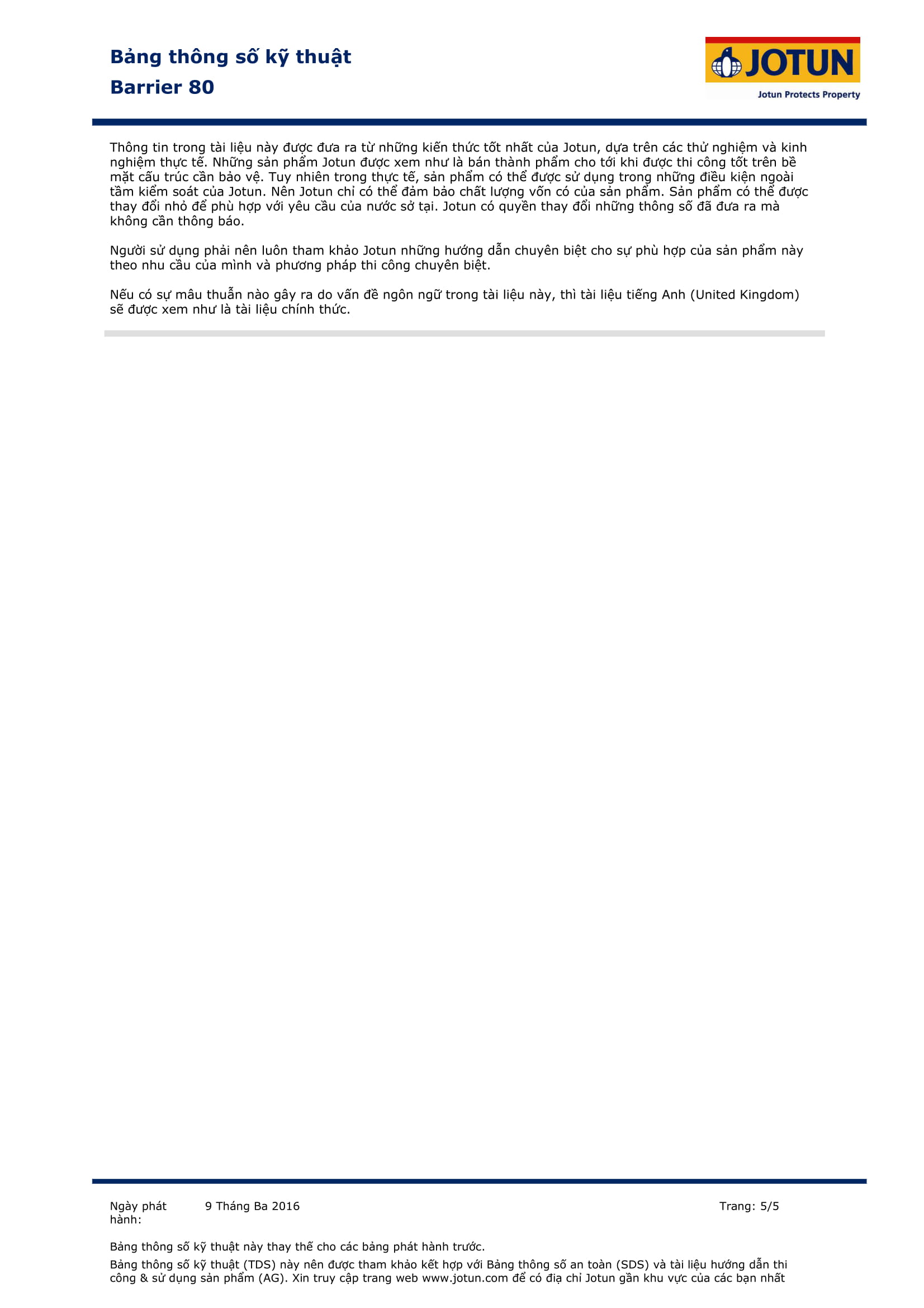 Sơn Lót Giàu Kẽm Gốc Epoxy Barrier 80 - 9L - Đạt Lâm