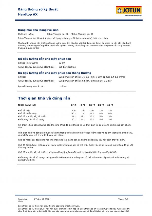 Sơn Jotun Hardtop AX - Phủ PU Ngoài Trời - 20L - Đạt Lâm