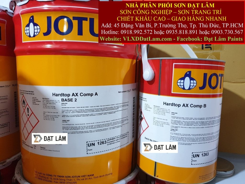 Sơn Polyurethane Ngoài Trời Jotun HARDTOP AX - Đạt Lâm