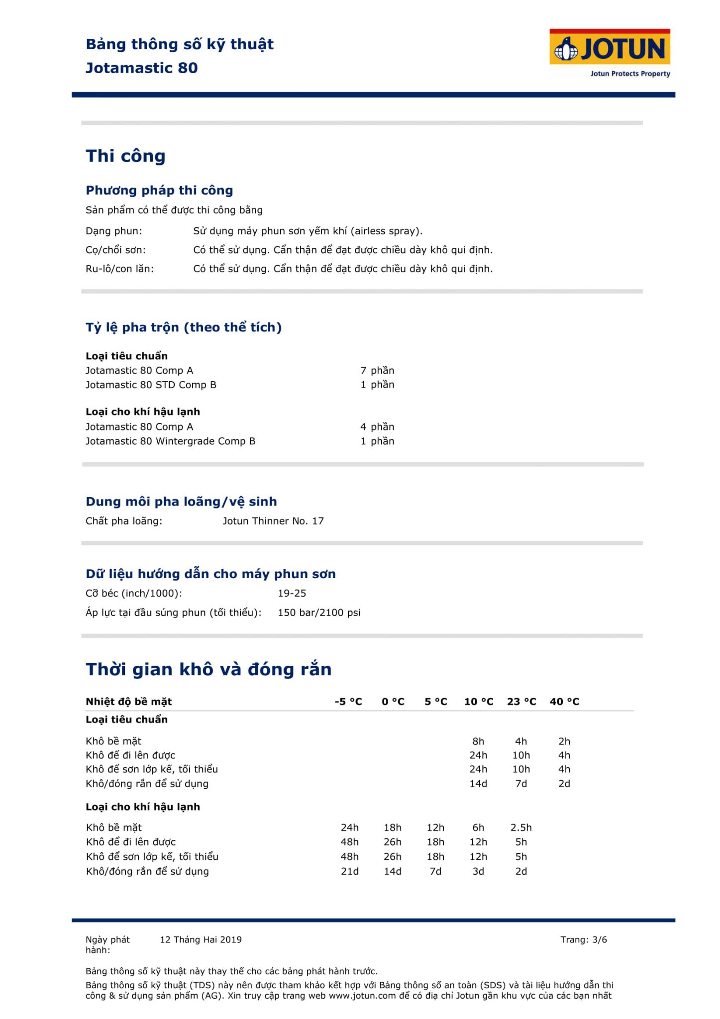 Sơn Epoxy Mastic Jotamastic 80 - 18.3 L - Đạt Lâm