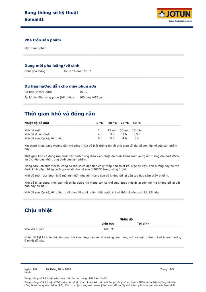 Sơn Chịu Nhiệt Solvalitt Aluminium -5L - Đạt Lâm