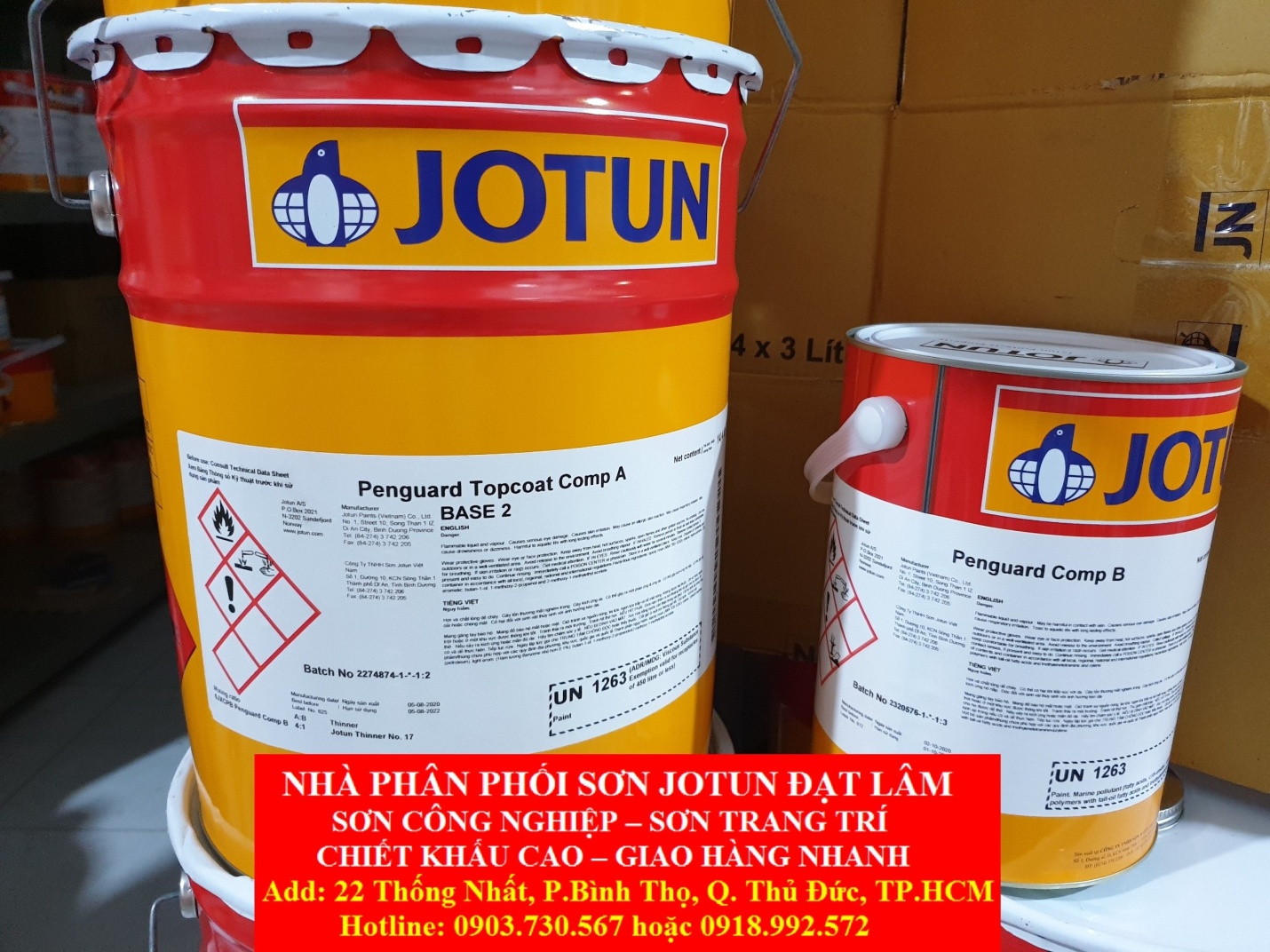 Thông tin chi tiết về sơn phủ Epoxy Jotun Penguard Topcoat - Đạt Lâm