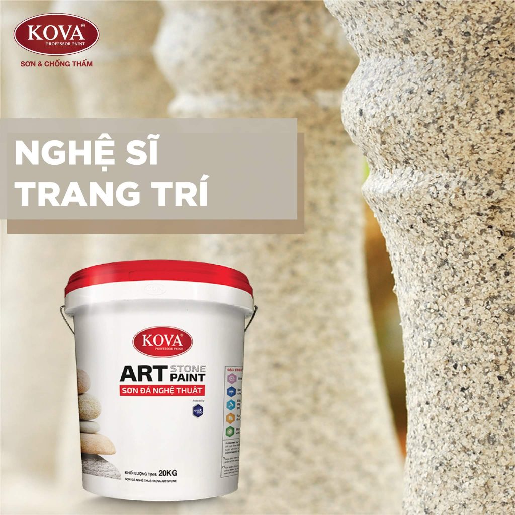Sơn Giả đá Kova Art Stone - 20Kg - Đạt Lâm
