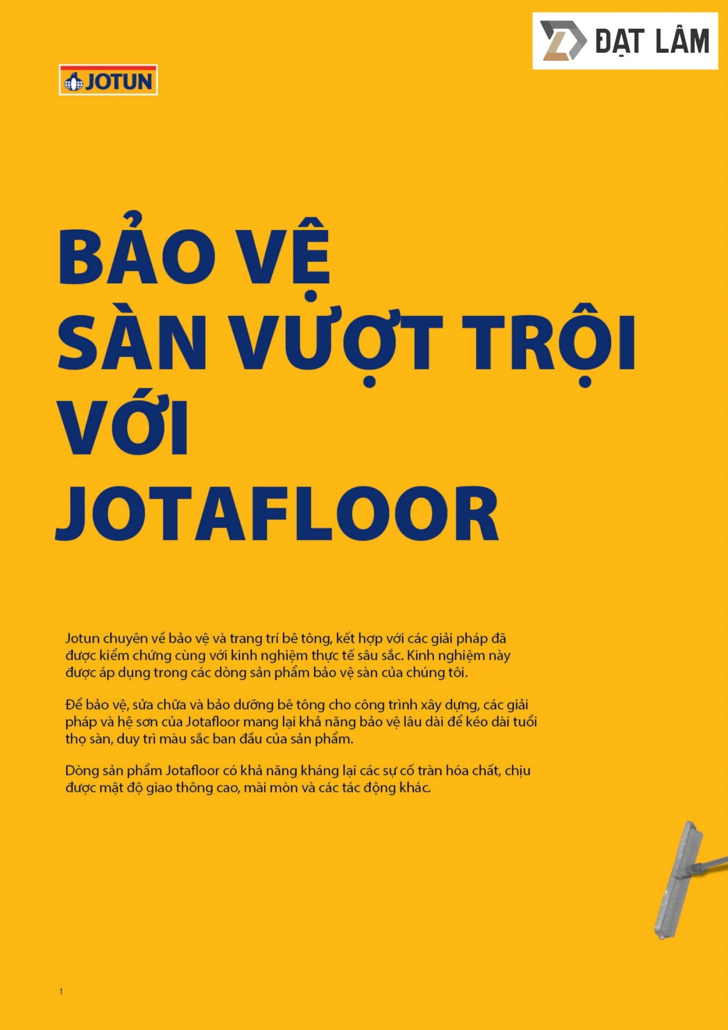 Sự khác biệt Sơn Sàn Epoxy Jotun Jotafloor Topcoat E - Đạt Lâm