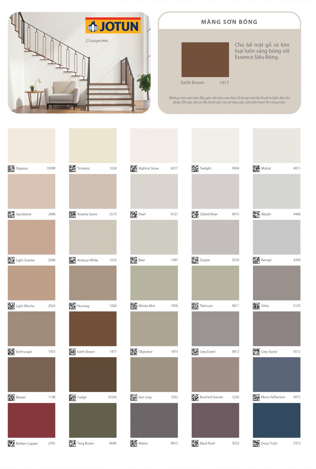 MÀU SƠN JOTUN ESSENCE MỚI NHẤT - Đạt Lâm