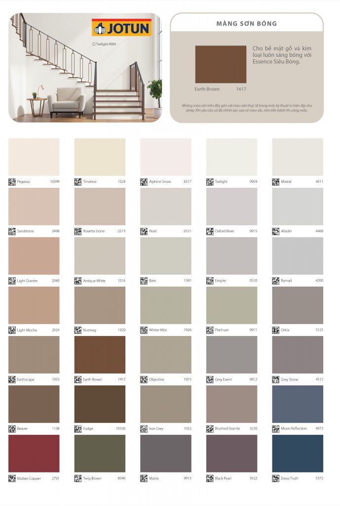 MÀU SƠN JOTUN ESSENCE MỚI NHẤT - Đạt Lâm