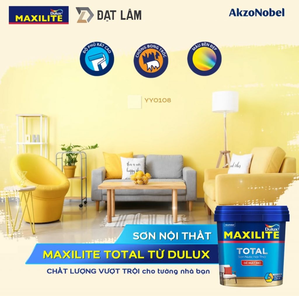 BẢNG MÀU SƠN MAXILITE TOTAL MỚI NHẤT - Đạt Lâm