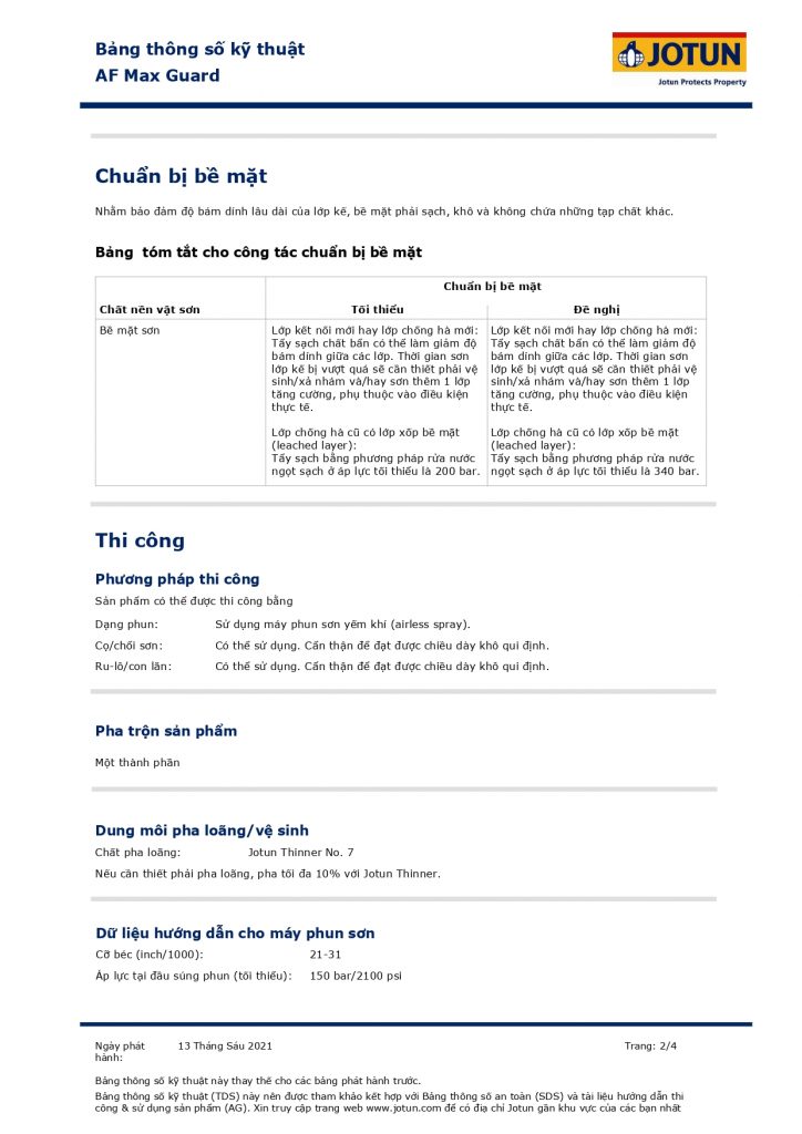 Jotun AF Max Guard - Sơn Chống Hà - 20L - Đạt Lâm