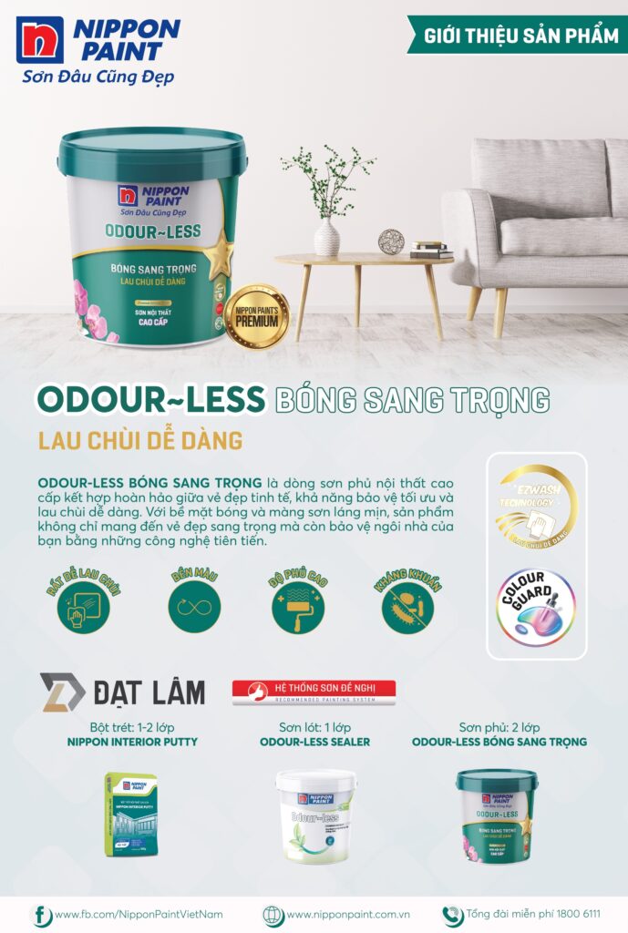 Nippon Odour Less Bóng Sang Trọng - Đạt Lâm